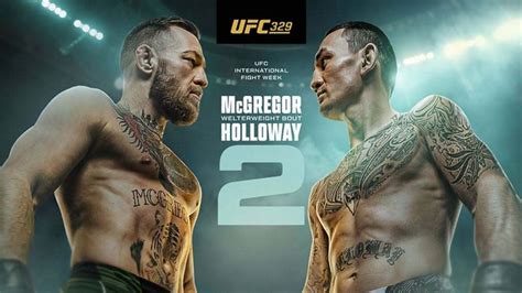 Dont Miss Any Of The Mcgregor Vs Holloway 2 Action