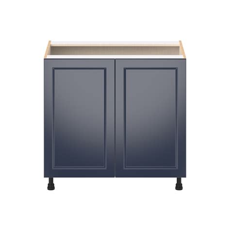 Hugoandborg Lorette 36 In W X 345 In H X 24 In D Navy Blue 3 Drawers