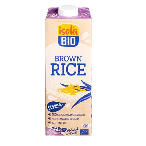 Bautura Bio Din Orez Brun Integral Fara Gluten 1L Isola B Bebe Tei