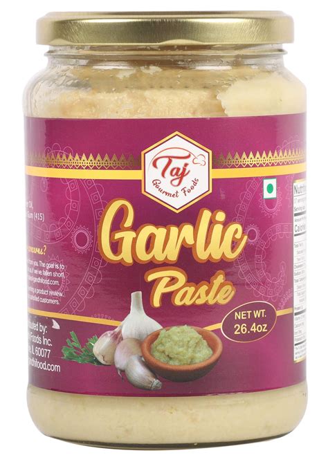 Taj Premium Garlic Paste Fresh Mff Garlic Cooking Paste G
