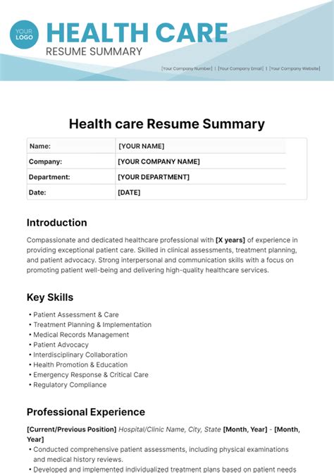 Crafting An Effective Professional Summary For General Resume Tips And