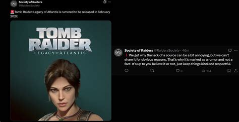 Tomb Raider Legacy Of Atlantis Reportedly Delayed To 2027 New Leak Claims