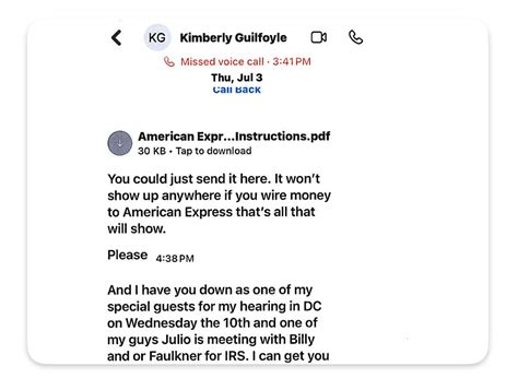 Guilfoyle Associate Says When She Asked Him For 100k It Was Quid Pro