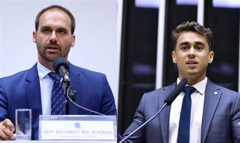 É triste ver a que ponto o Nikolas chegou diz Eduardo Bolsonaro em