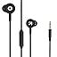 Goboult Xo Black Wired Earphones With 35mm Jack Extra Bass 10mm