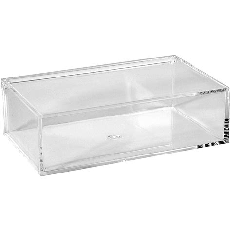 Clear Acrylic Boxes 4 Pack 63x394x197 Oriental Trading