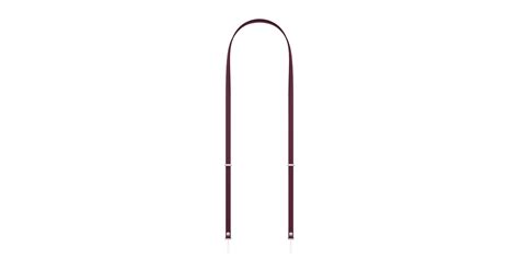 Crossbody Strap Burgundy Apple