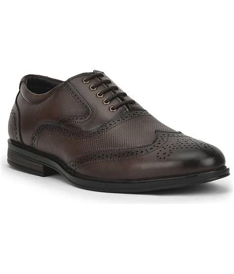 Liberty Brown Mens Derby Formal Shoes