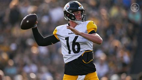 Drew Allar I Thought Lit It Up Steelers Rookie Quarterback Shows