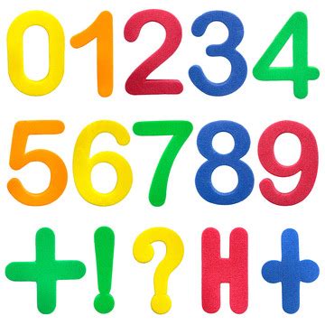跨境爆款彩色泡沫数字符号冰箱贴 儿童早教学习磁贴 Diy 手工装饰 阿里巴巴