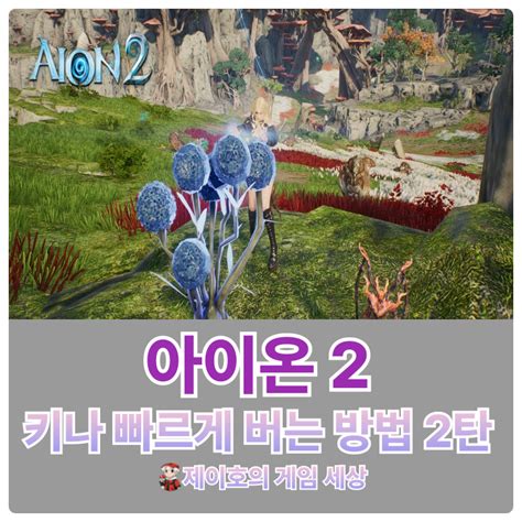 아이온2 약초 채집으로 키나 쉽게 버는 꿀팁 공략 2탄 네이버 블로그