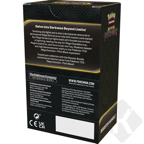 Pokémon Tcg Mega Evolution Pitch Black Booster Bundle Kumacz
