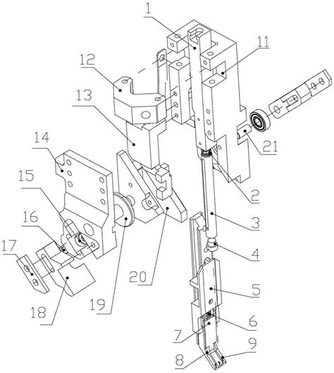 一种立式插件机跨距元器件通用插件装置的制作方法