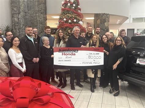 Kamloops Honda Donates 80k To Royal Inland Hospital Foundation