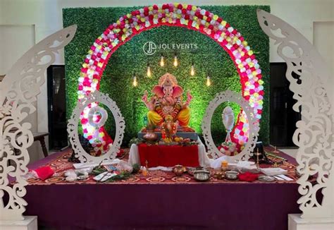 Ganpati Decoration Ideas In Pune 2026 Home And Mandal Decor By Jol Events
