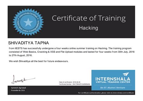 Certificate Pdf