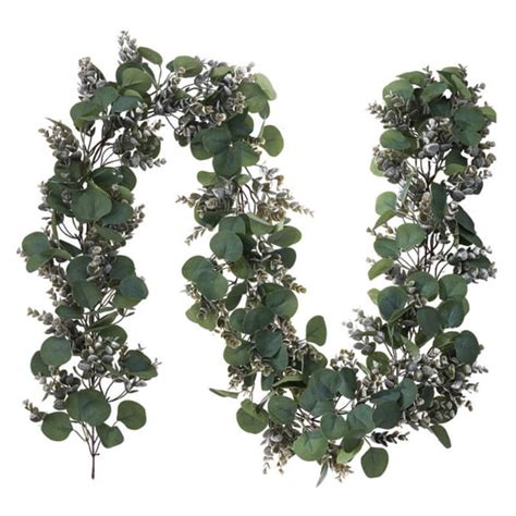 Aymzbd Artificial Vine Eucalyptus Garland Boxwood Leaves Lush Mixed