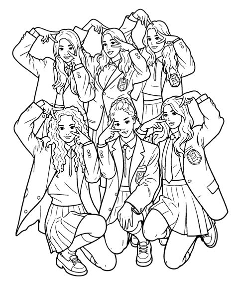 Katseye 30 Free Printable Coloring Pages