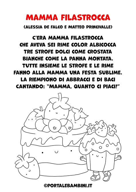 Filastrocche Per La Festa Della Mamma Portalebambiniit