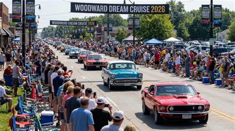 Woodward Dream Cruise 2026 Route Map And Best Viewing Spots Our Auto
