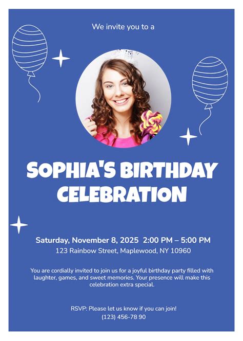 Free Birthday Invitation Templates Editable And Printable