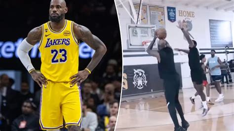 Lebron James Goes Viral For Brutal Brick Fest During Open Run Yahoo
