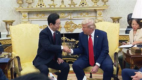 한미 정상 오늘 오후 경주서 회동트럼프 오전 국빈 방한