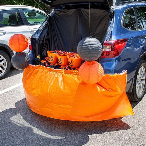X Orange Plastic Trunk Or Treat Vehicle Rear Bumper Cover