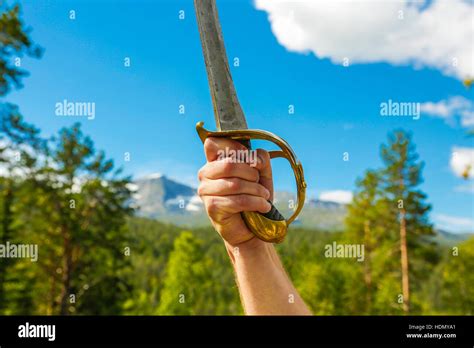 Hand With Sword Hi Res Stock Photography And Images Alamy