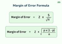 Margin Of Error Formula Geeksforgeeks