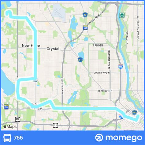 Metro Transit 755 Bus Route Live Departures Live Bus Times