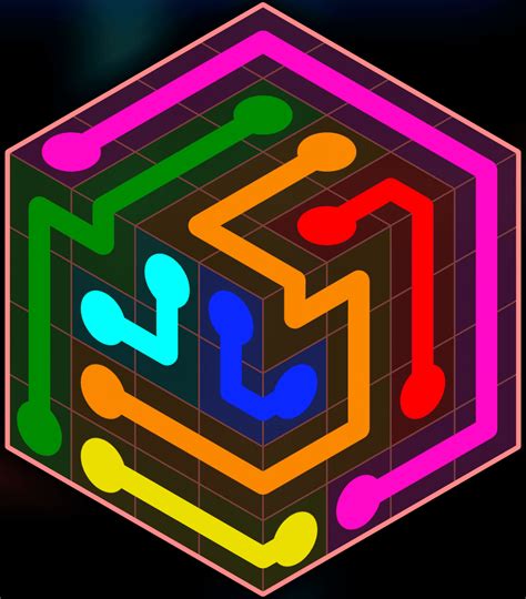 Flow Free Cube Pack 4x4 Solutions Puzzle Game App Walkthrough