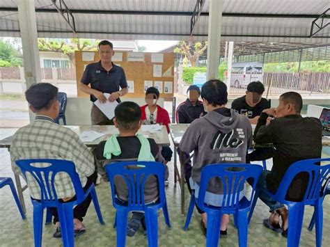 กิจกรรมแก้ไขฟื้นฟูสำหรับผู้กระทำผิดในคดีขับรถขณะเมาสุรา ปฐมนิเทศและให้