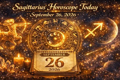 Sagittarius Horoscope Today September 26 2026