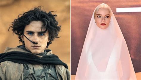Timothée Chalamet Praises Anya Taylor Joys ‘terrifying Act In ‘dune 3