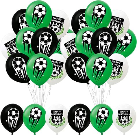 Rnhdly Pack Of 36 Football Balloons 12 Inch Football Balloon Football
