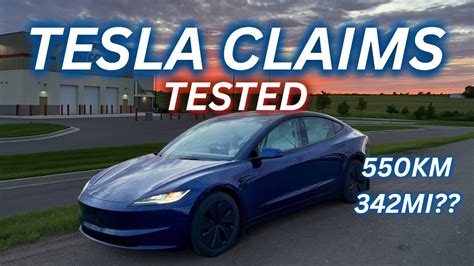 Tesla CLAIMS The Model Has Km Range YouTube