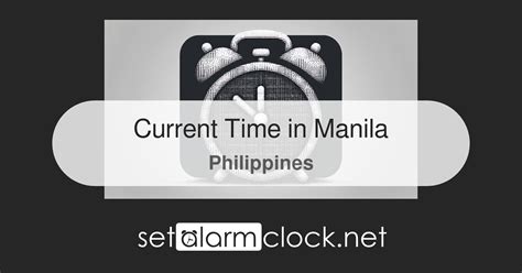 Current Time In Manila Philippines World Clock