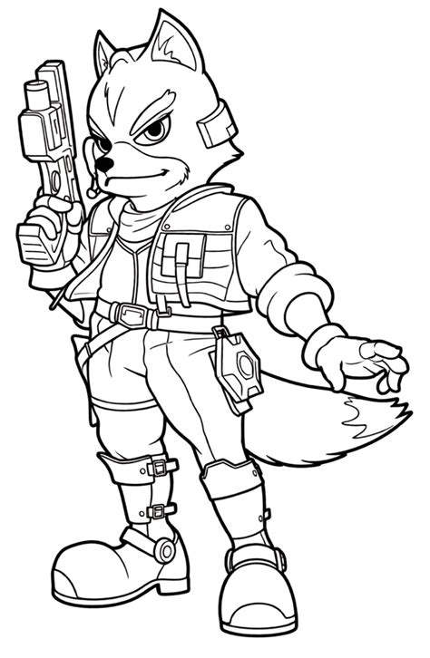 Super Smash Bros 20 Free Printable Coloring Pages