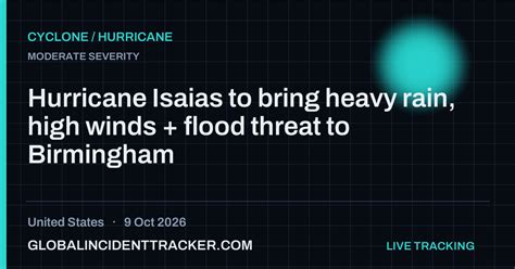 Hurricane Isaias To Bring Heavy Rain High Winds Flood Threat To