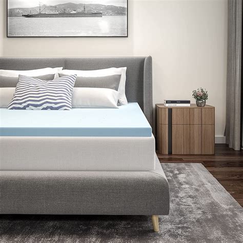 Inch Cooling Gel Mattress Topper Certipur Us Certified Memory Foam Queen Walmart