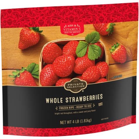 Private Selection® Whole Frozen Strawberries 4 Lb Kroger