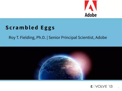 Evolve13 Keynote Roy Fielding Pdf