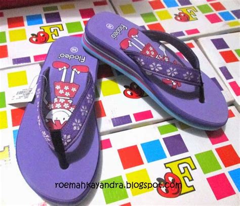 Roemah Kayandra Sendal Fladeo Girl 1 Ungu