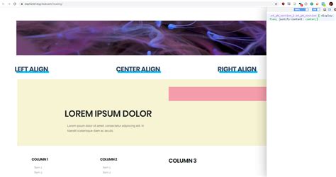 Html How To Leftcenterright Align A Table Cell Stack Overflow