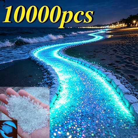 10000pcs 3 5mm Colorful Glow In The Dark Garden Pebbles Stones 3 5mm