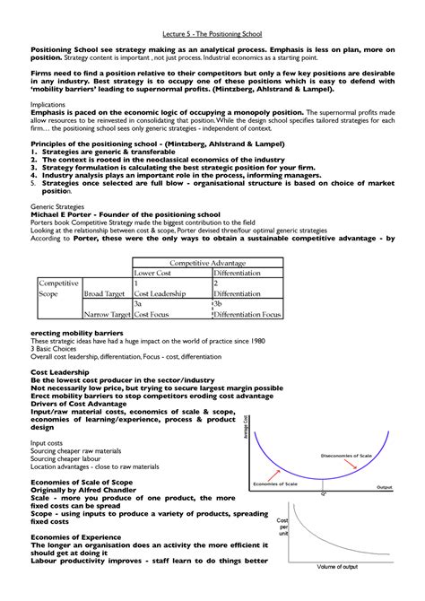 L5 The Positioning School Lecture 5 The Positioning School