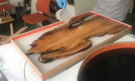 Столешница из эпоксидной смолы своими руками, изготовление