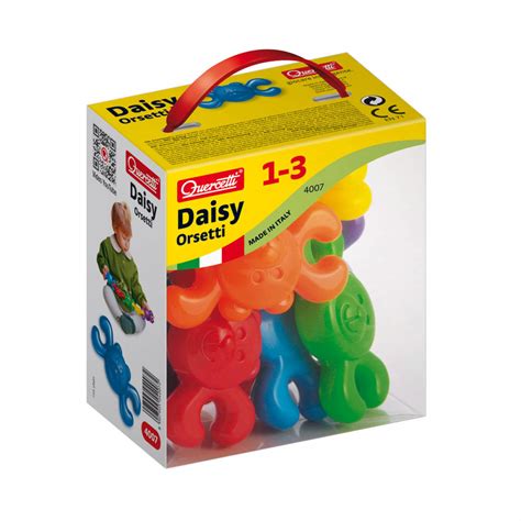 Daisy Urso Formas Encaixe Divertidas Quercetti Loja Da Criança