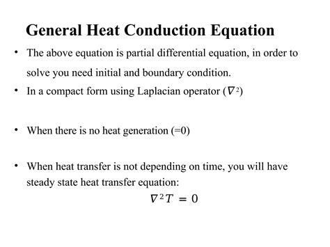 Lecture 2 General Heat Conduction Equationpptx